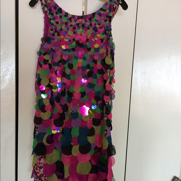Diane Von Furstenberg | Dresses | Diane Von Furstenberg Spangle Party ...
